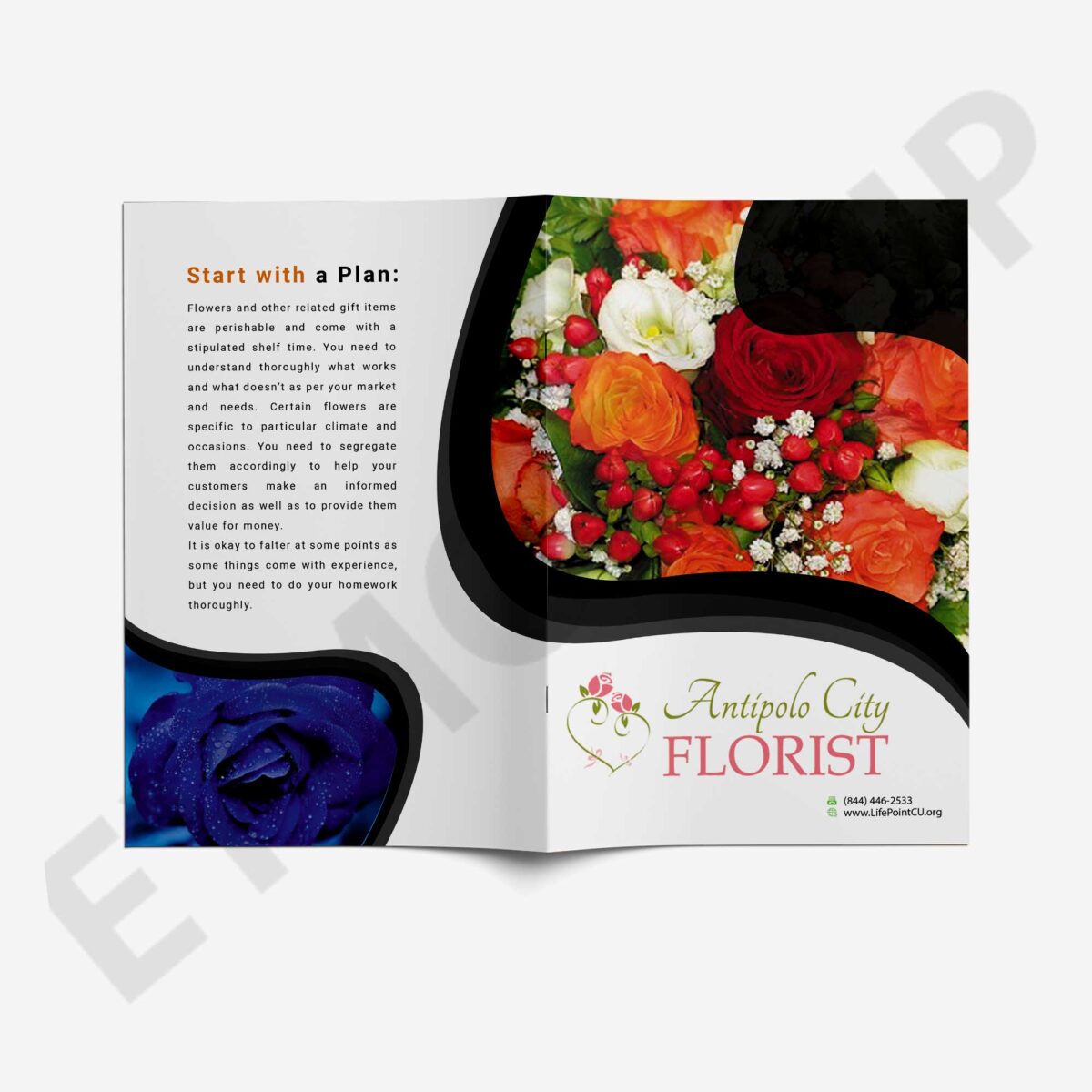 Creative Flower Product Brochure Template