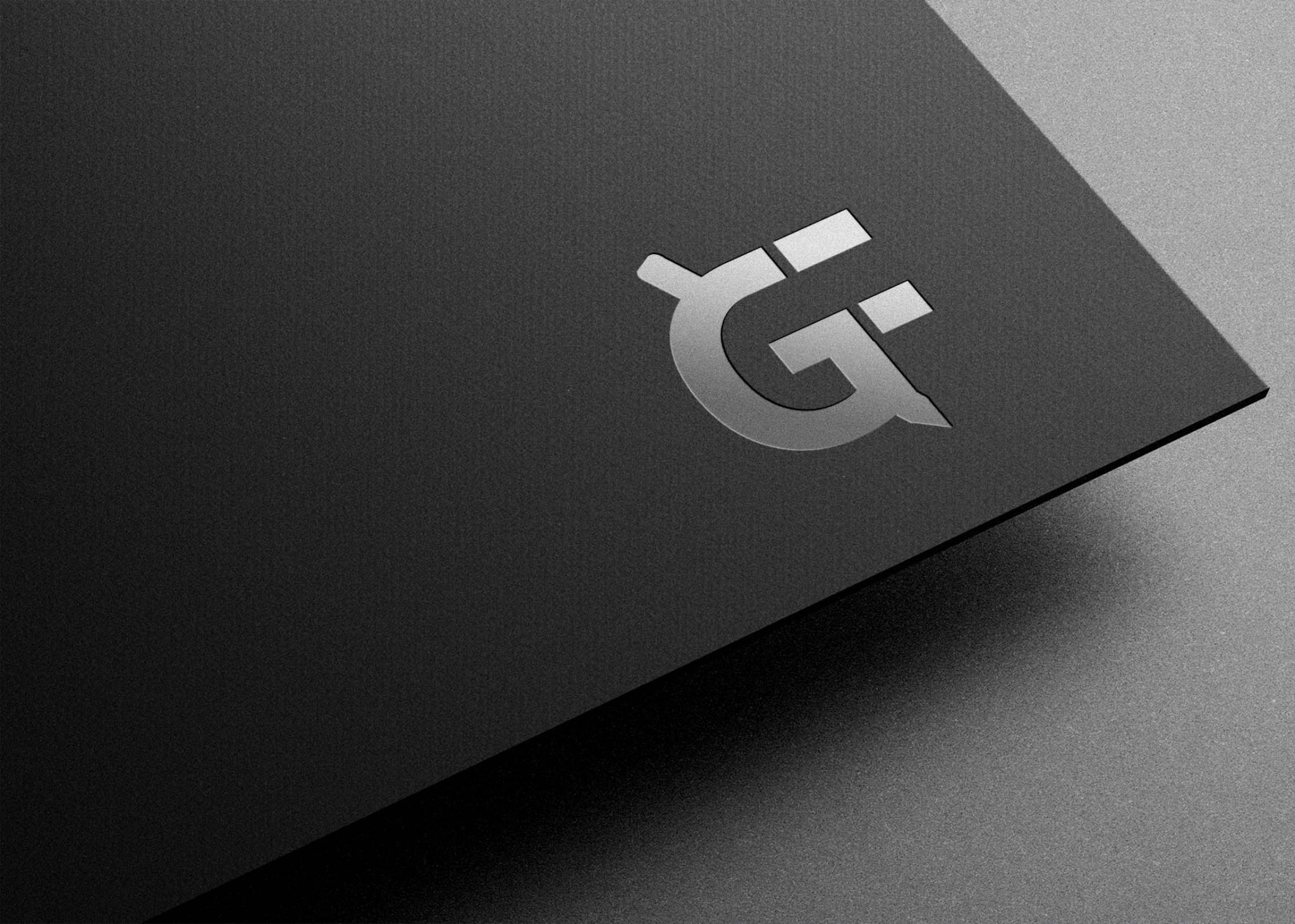 Black Paper Logo Mockup | eyMockup