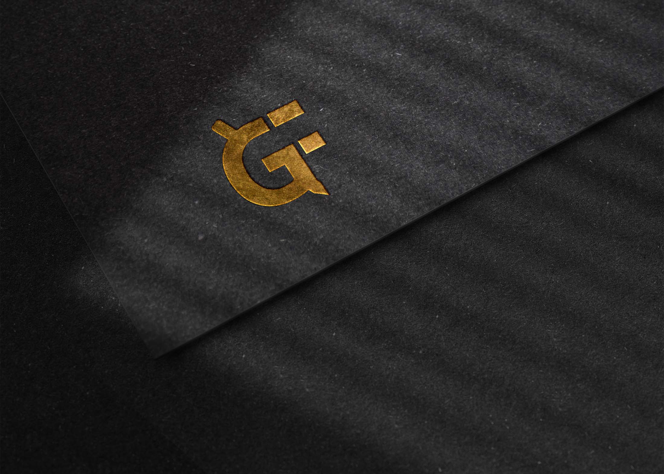 Black Paper Logo Mockup Template | eyMockup
