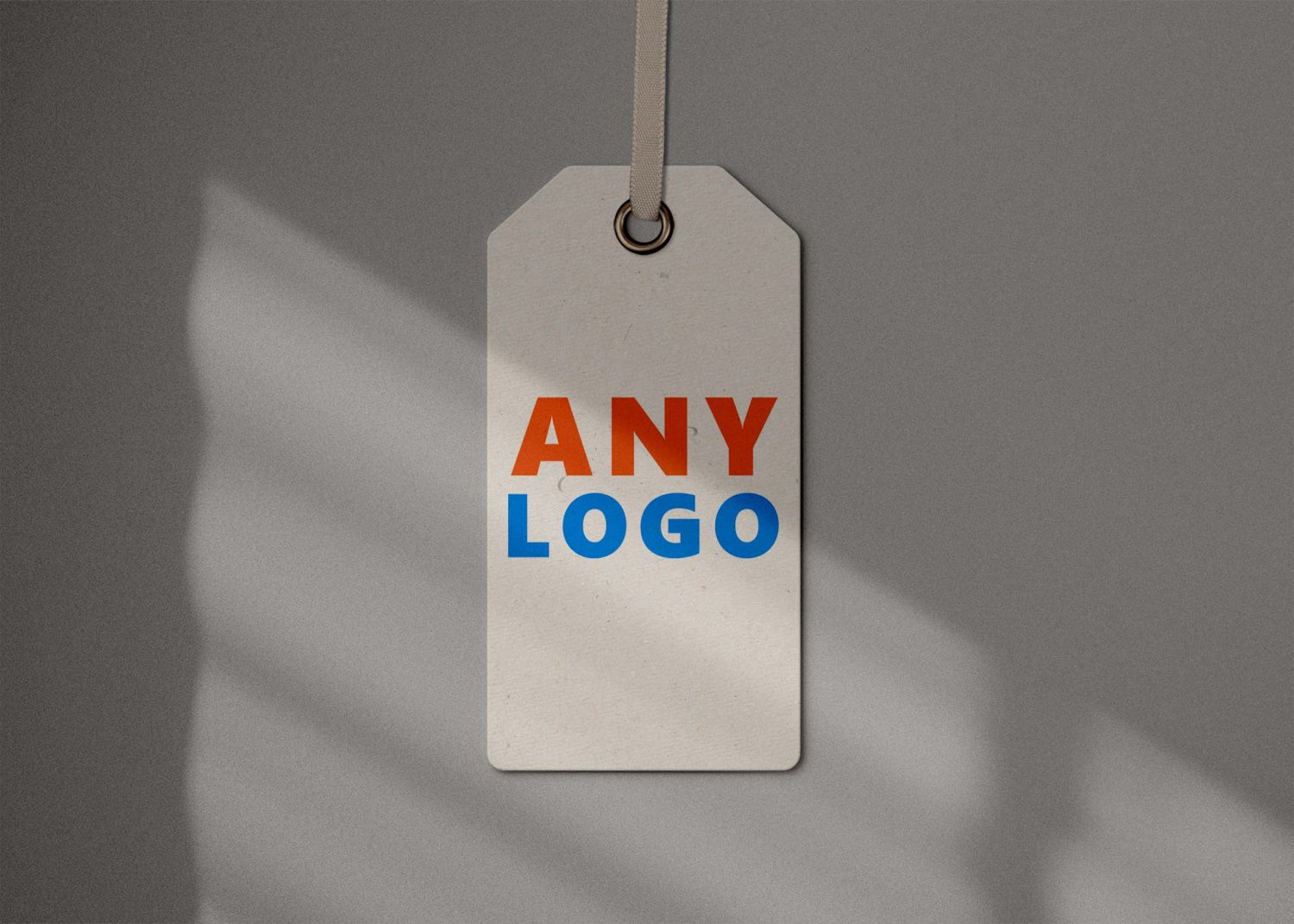 Brand Tag Logo Mockup | eyMockup