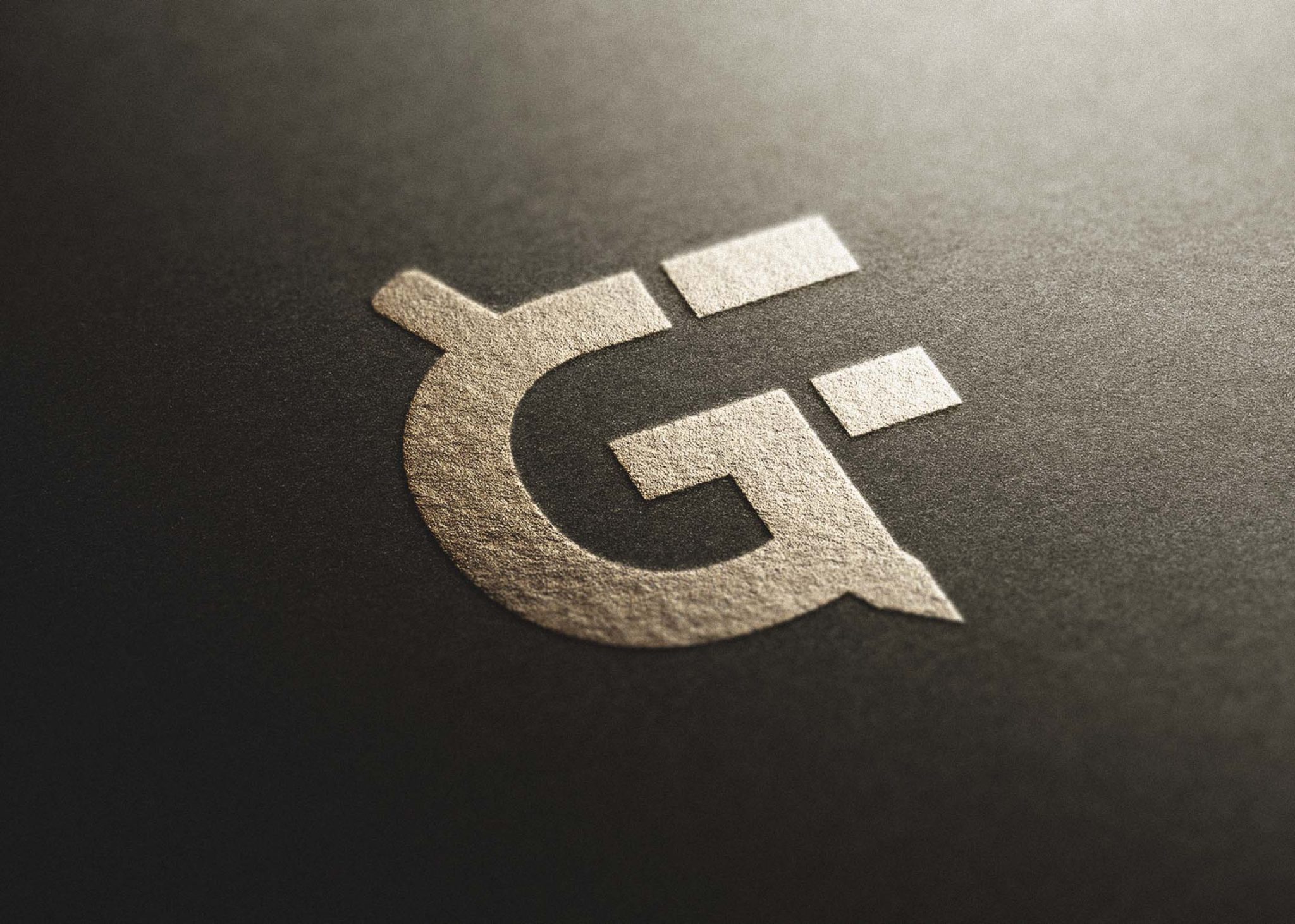 Gold Glitter Logo Mockup | eyMockup