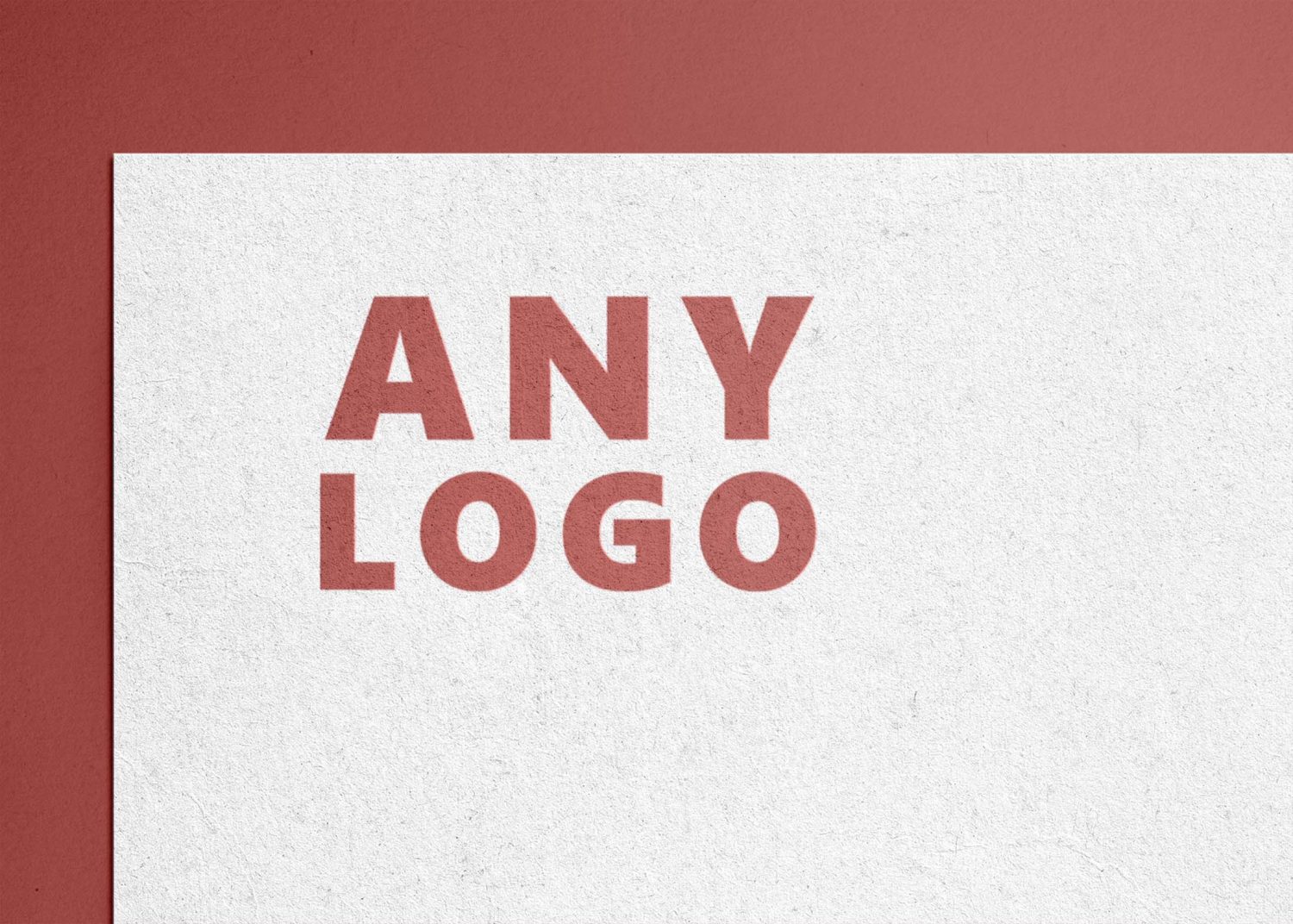 White Paper Logo Mockup | eyMockup