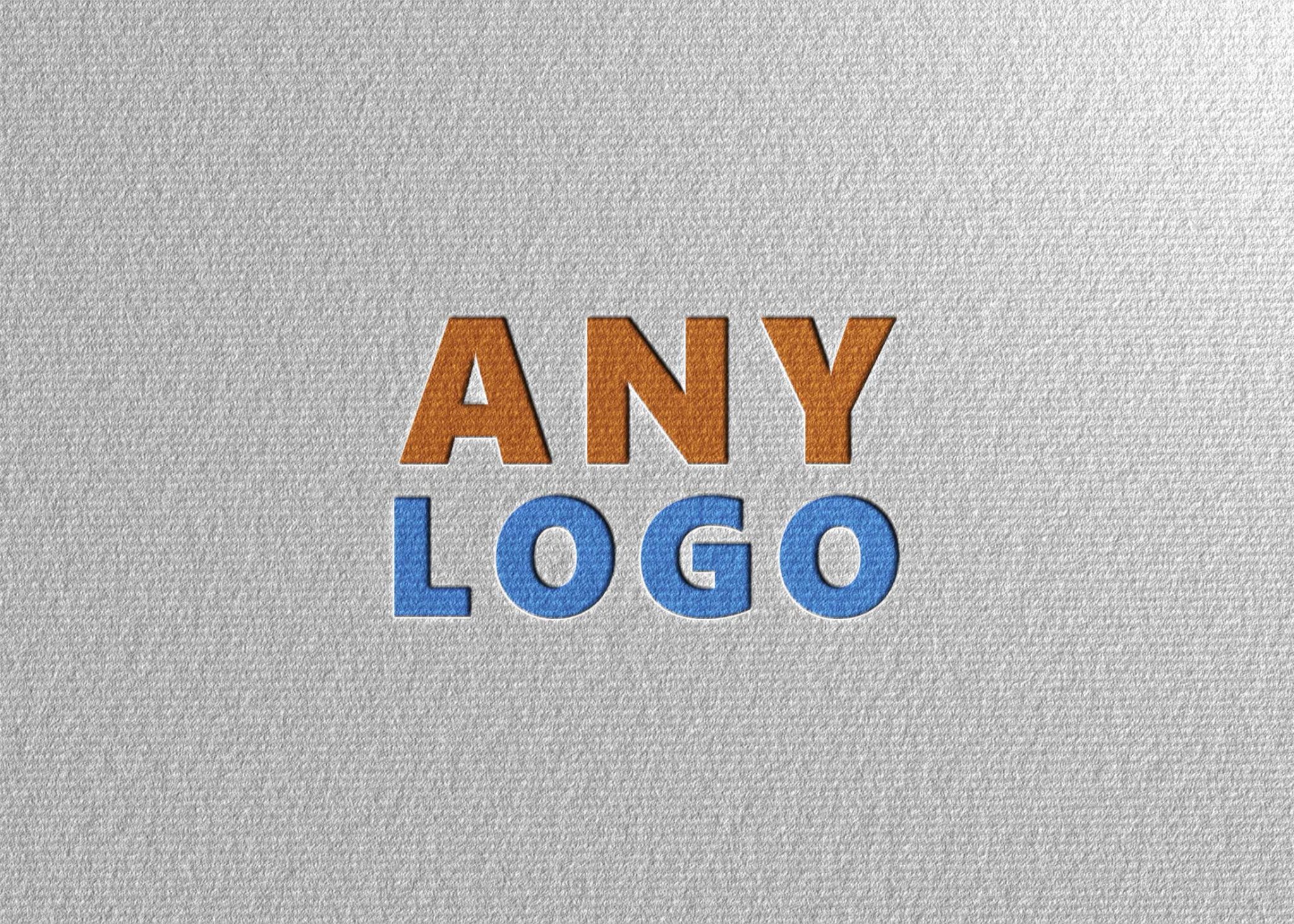 Closeup Paper Logo Mockup | eyMockup