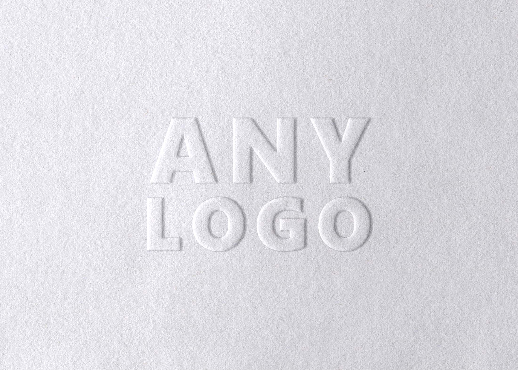 Embross Logo Mockup | eyMockup