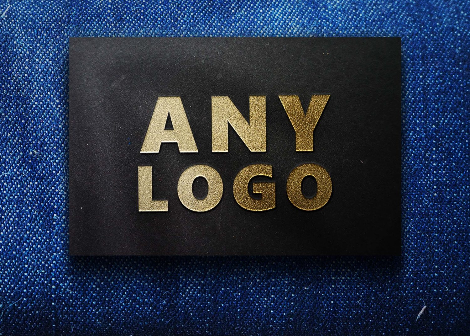 Glitter Luxury Logo Mockup | eyMockup