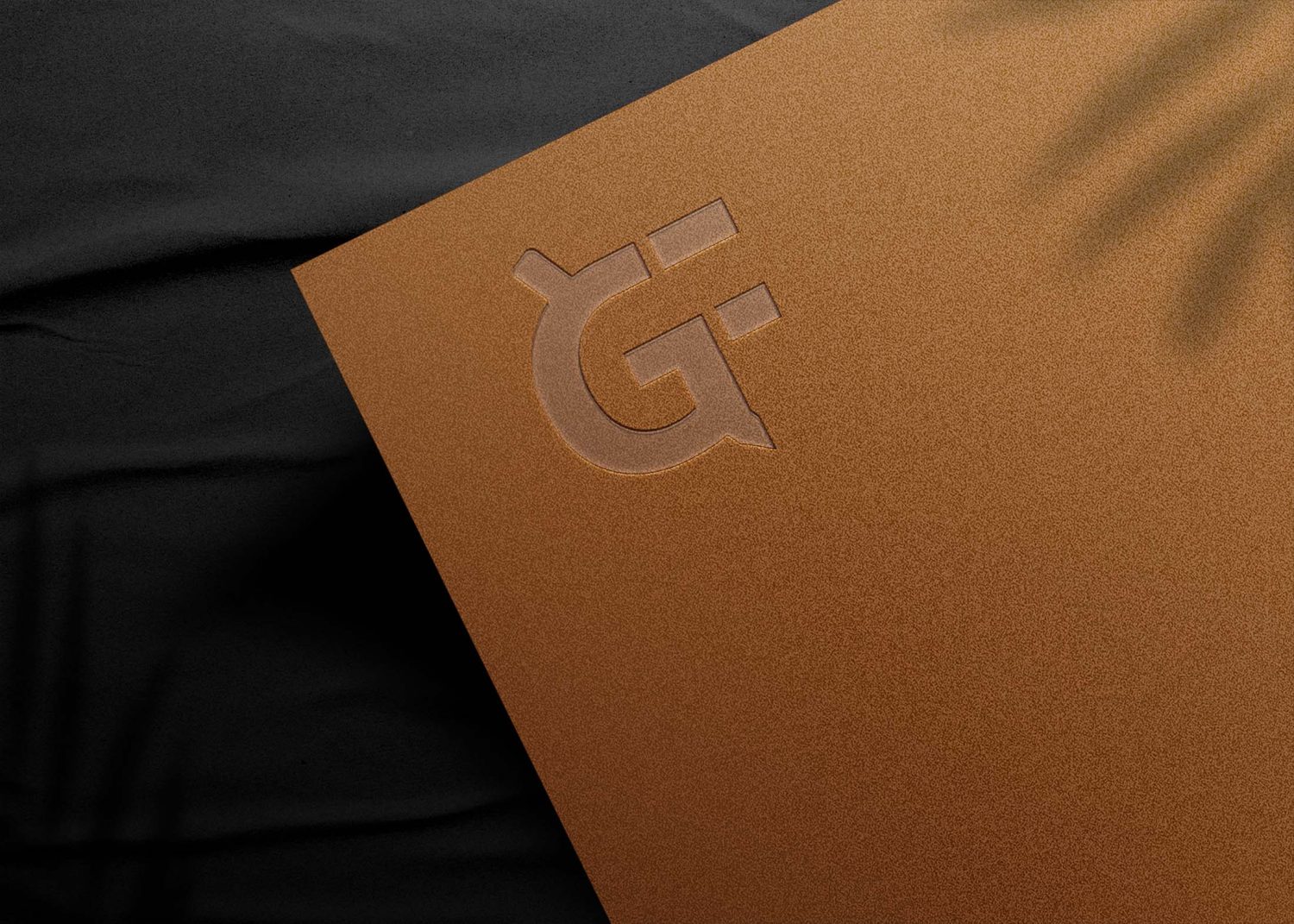 Letterpress Paper Logo Mockup | eyMockup