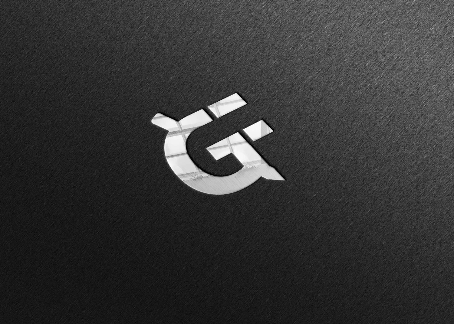 Minimal Black Logo Mockup | eyMockup
