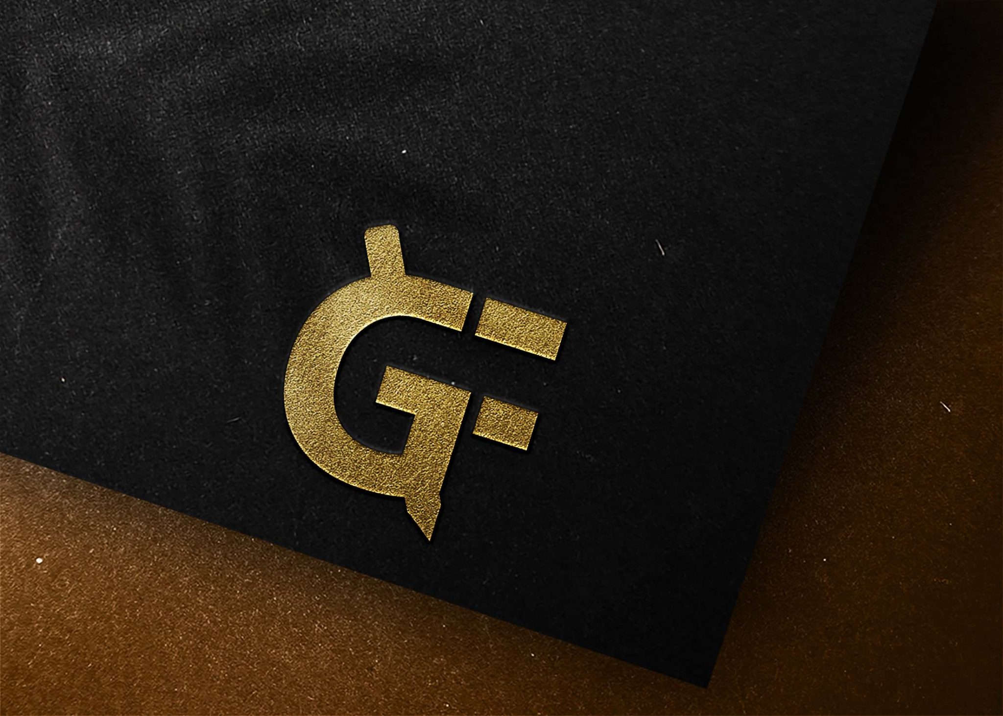 Modern Black Paper Logo Mockup | eyMockup