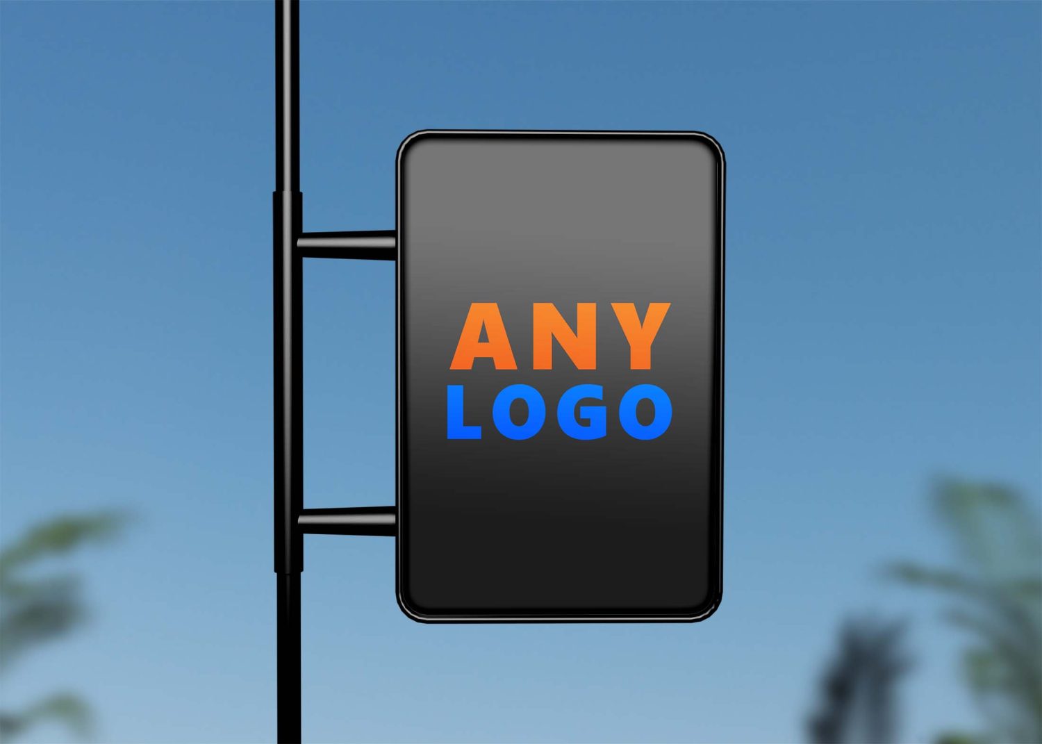 Pole Hanging Mockup | eyMockup