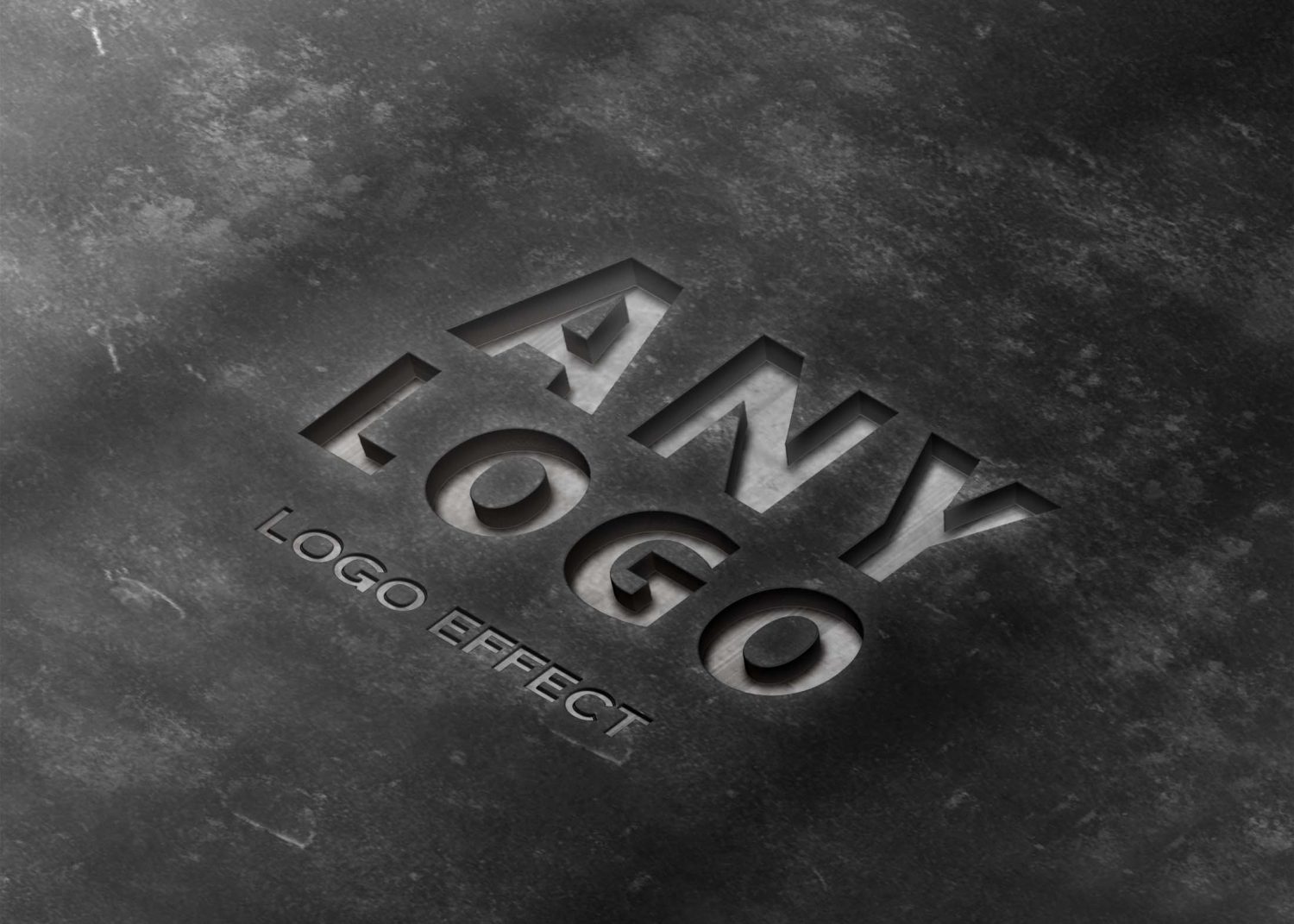 Shadow 3D Logo Mockup | eyMockup