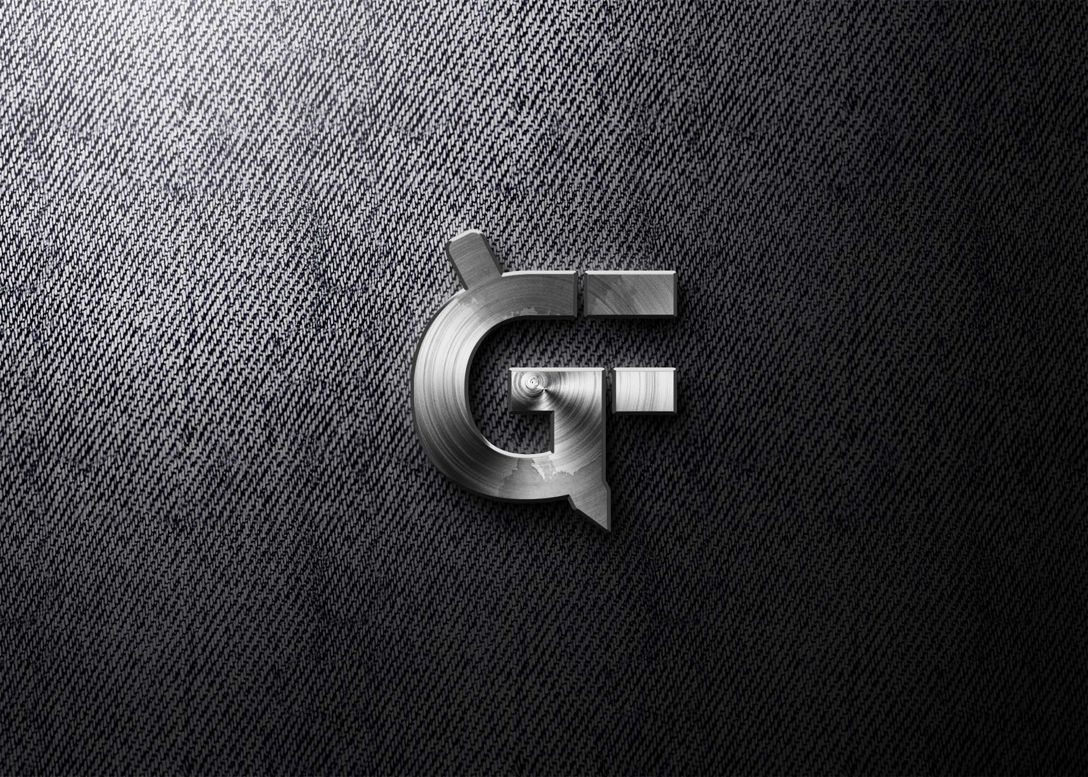 Steel Silver Logo Mockup | eyMockup