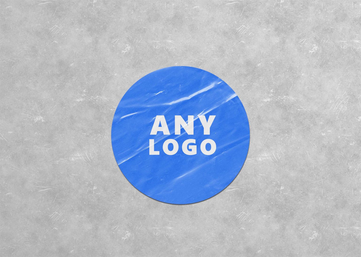 Sticker Logo Mockup | eyMockup
