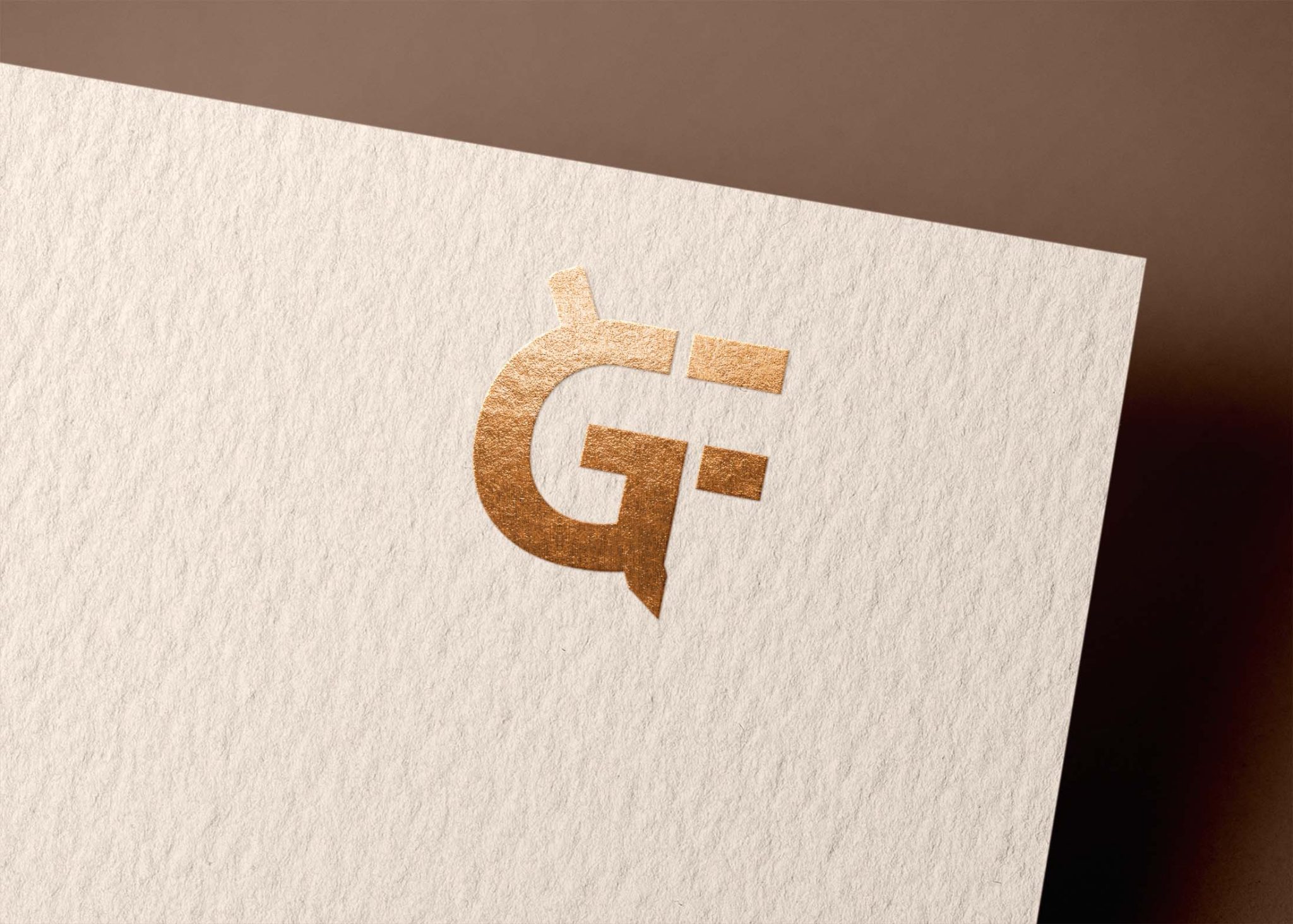 Textured White Paper Logo Mockup | eyMockup