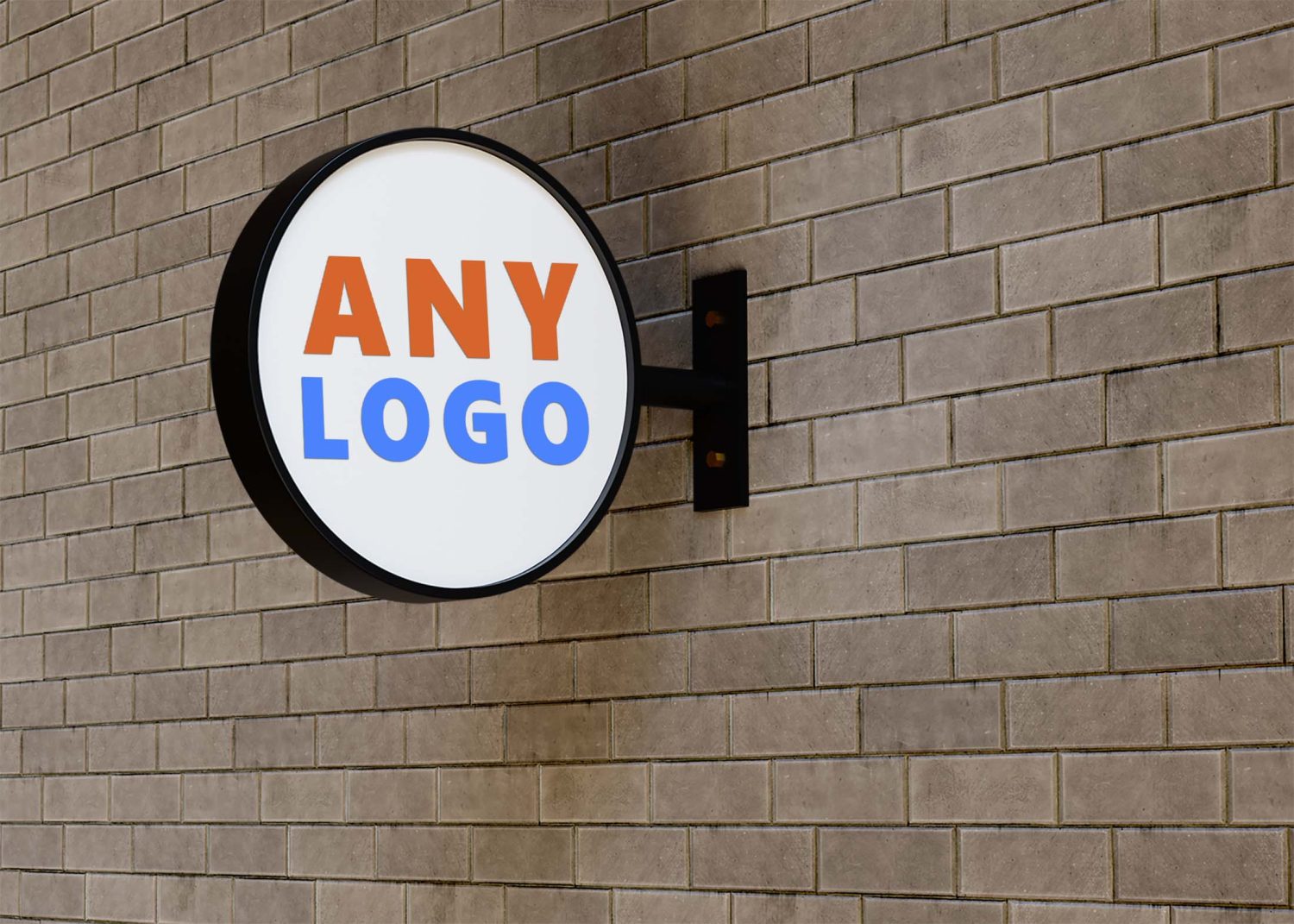 Wall Sign Mockup | eyMockup