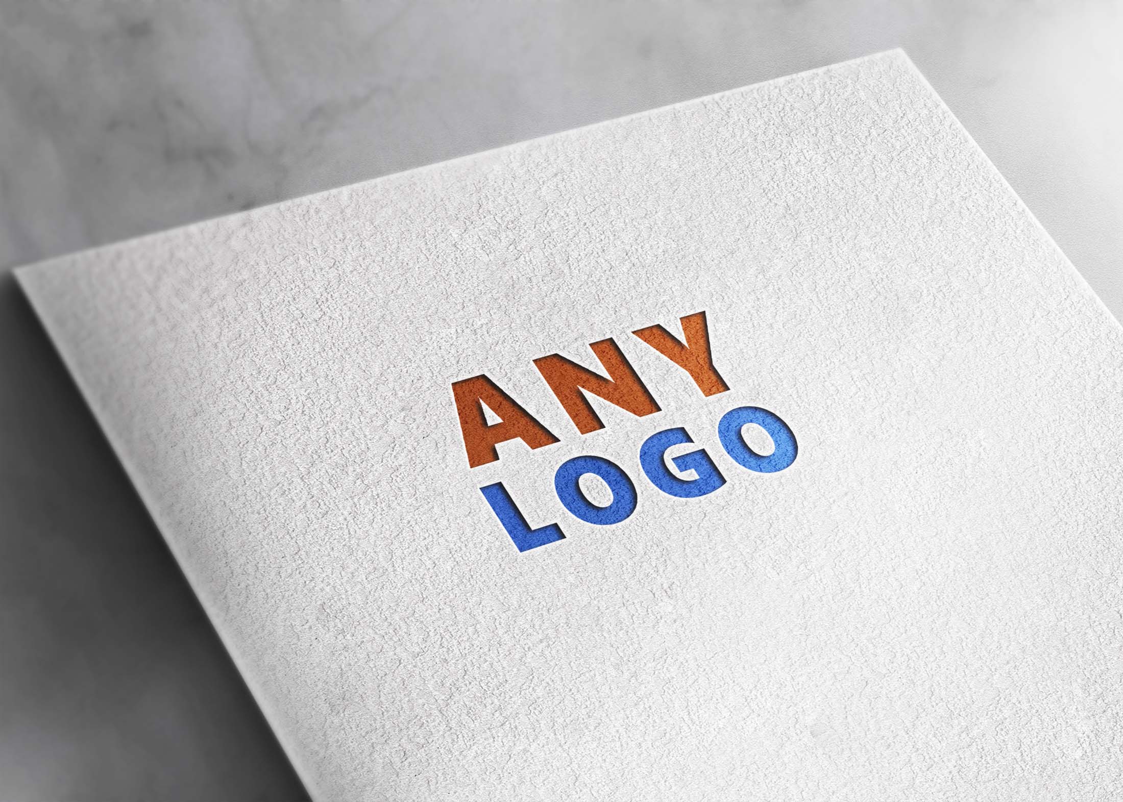 White Paper Logo Mockup | eyMockup