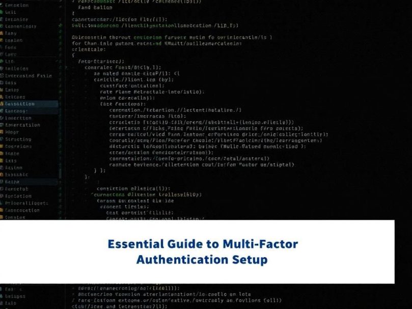 Essential Guide to Multi-Factor Authentication Setup