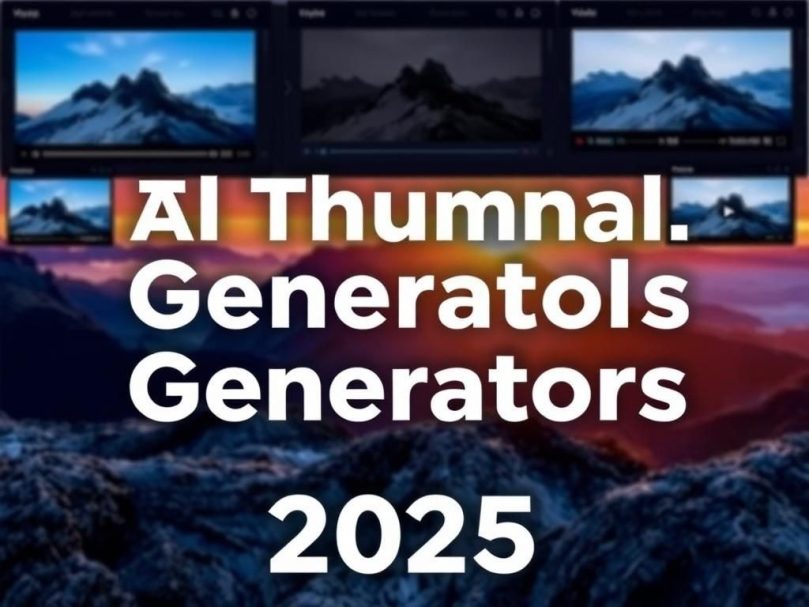 Top 5 AI Video Thumbnail Generators of 2025