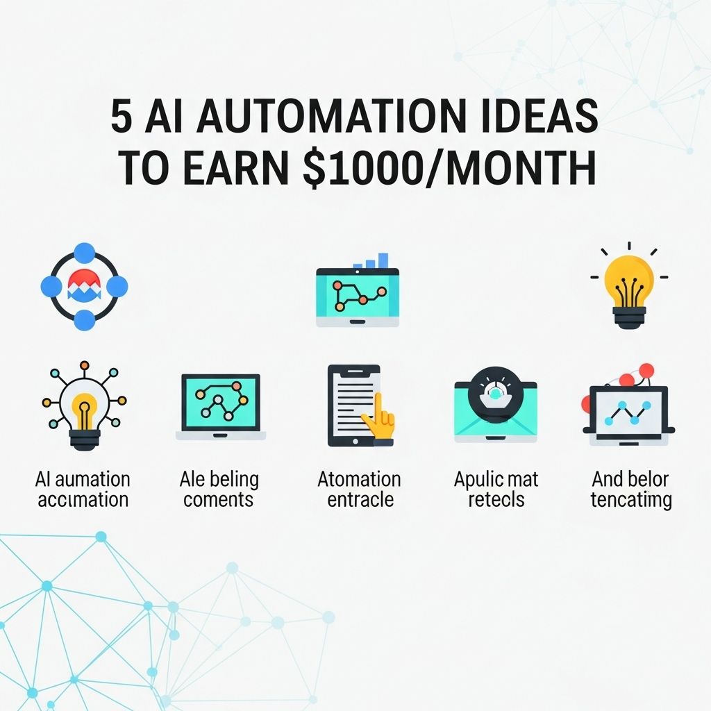 5 AI Automation Ideas to Earn $1,000/Month