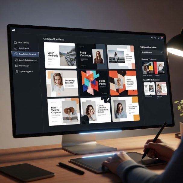 Innovative AI Composition Ideas for Graphic Designers