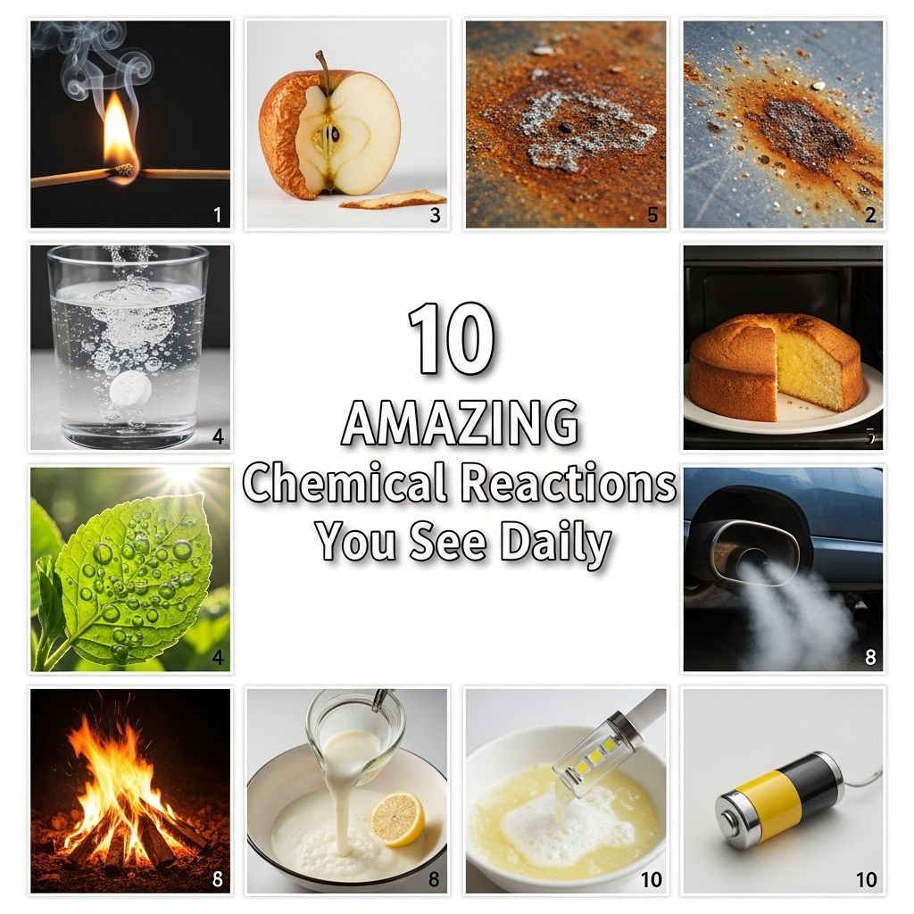 10 Incredible Chemical Reactions You Encounter Every Day