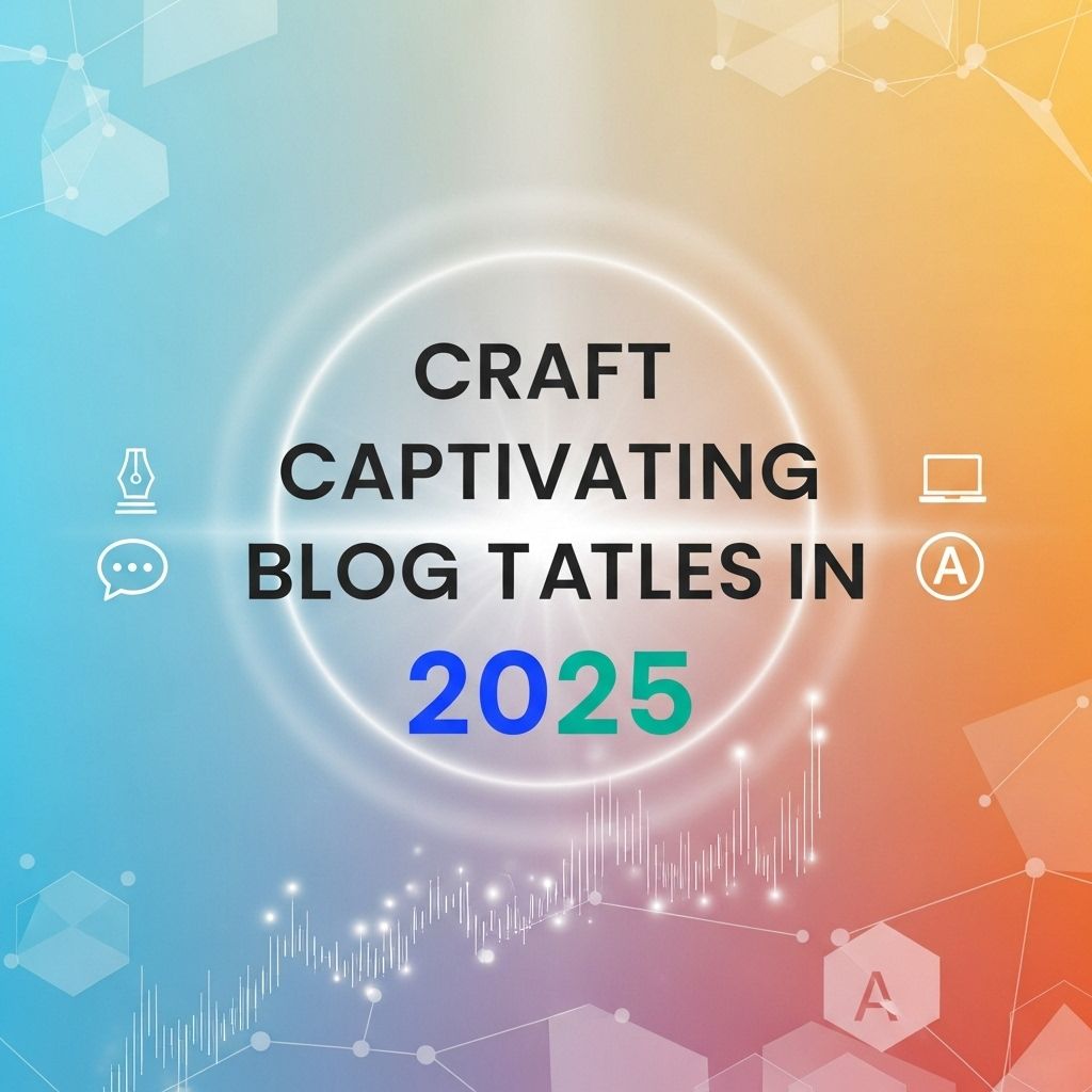 Crafting Captivating Blog Titles for Success in 2025
