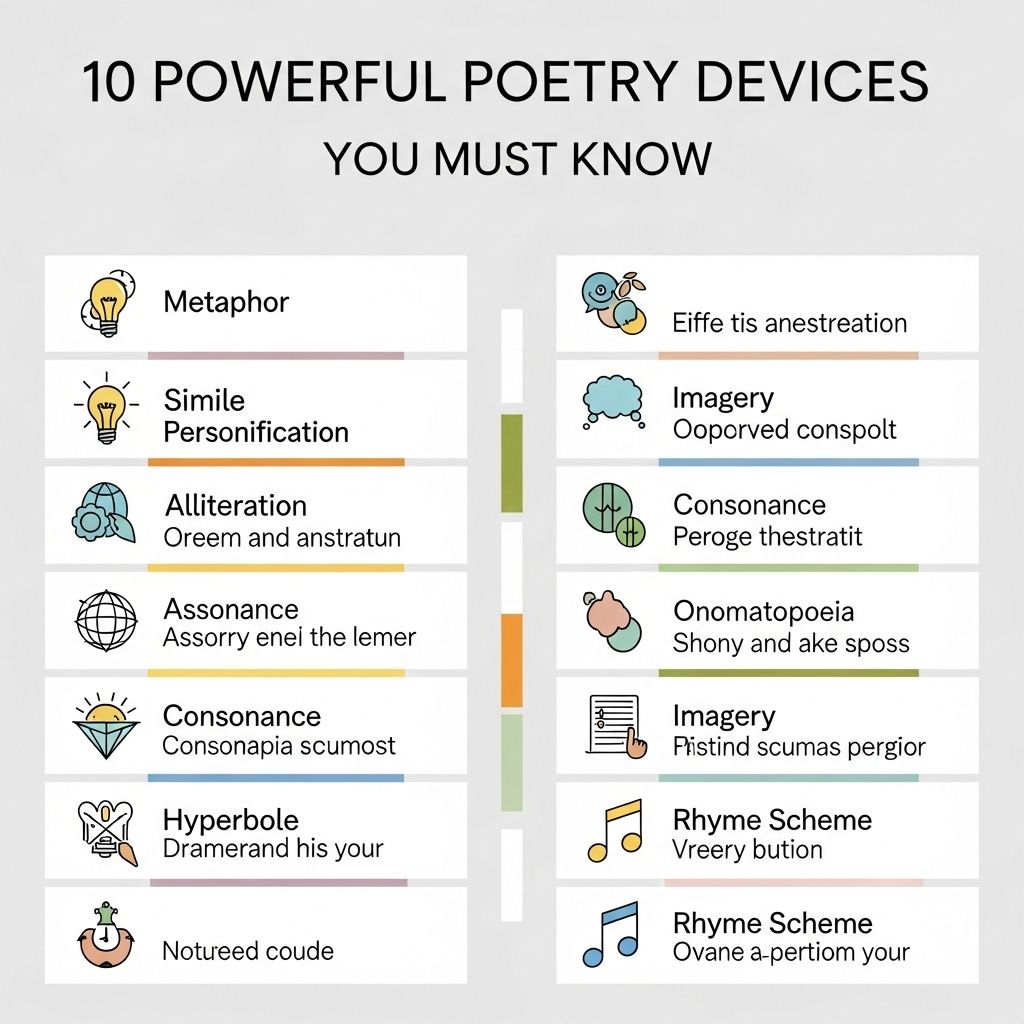10 Essential Poetry Devices You Must Know