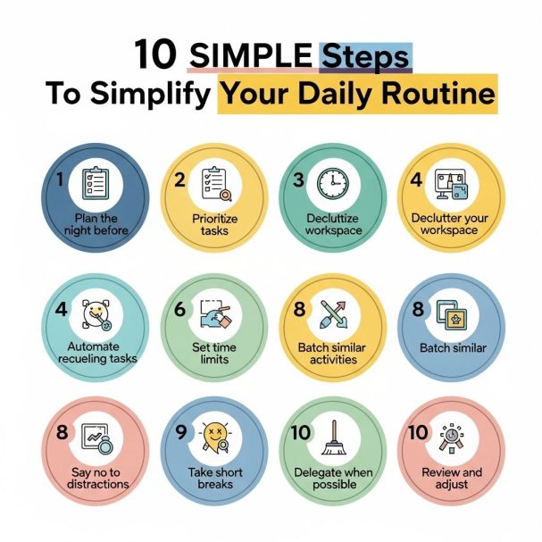 10 Simple Steps to Simplify Your Daily Routine