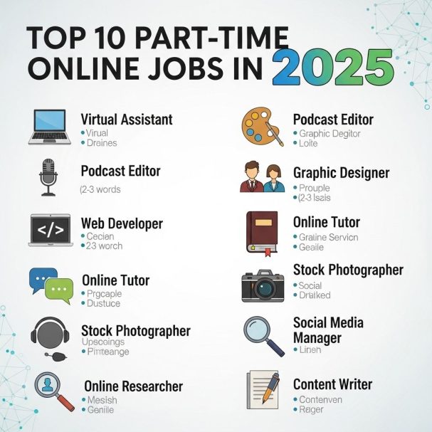 Top 10 Part-Time Online Jobs to Watch in 2025