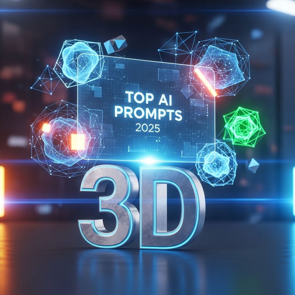 Inspire Stunning 3D Artwork: Top AI Prompts for 2025