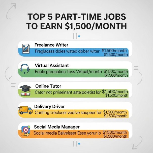 Top 5 Part-Time Jobs That Earn $1,500 a Month