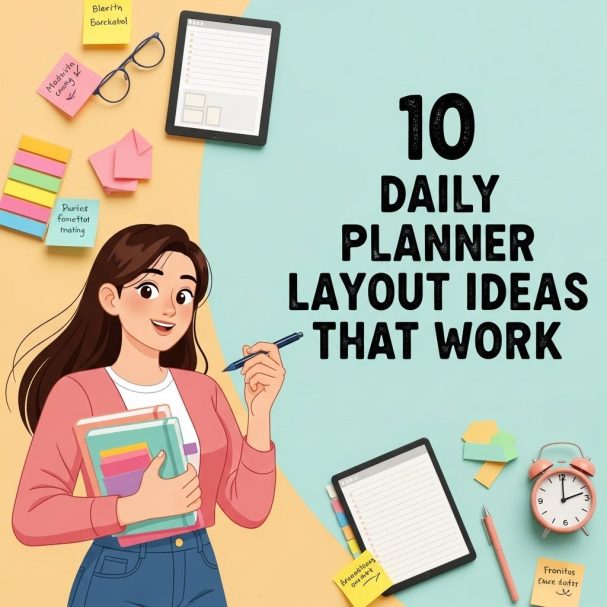 10 Daily Planner Layout Ideas That WORK