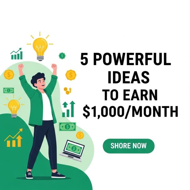 5 Powerful Ideas to Earn $1,000 a Month
