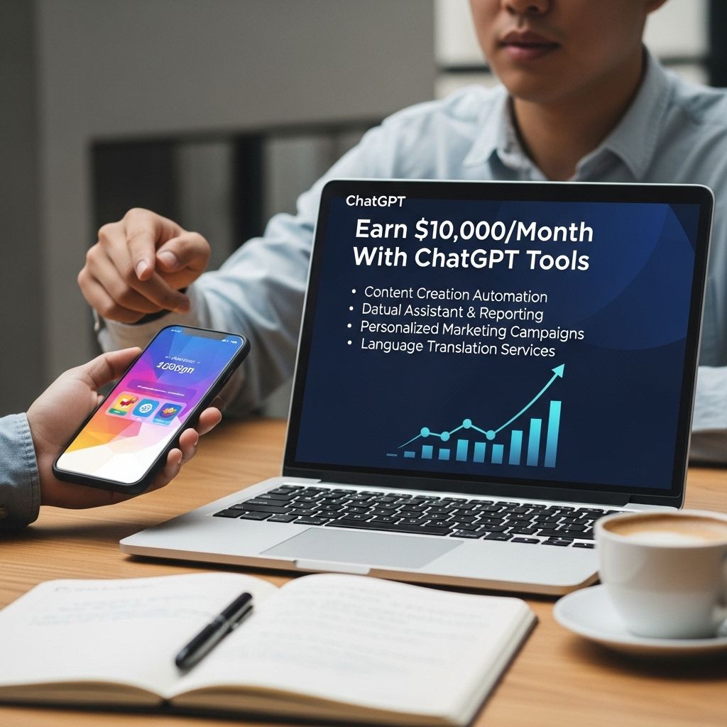 Earn $10,000/Month Using ChatGPT Tools
