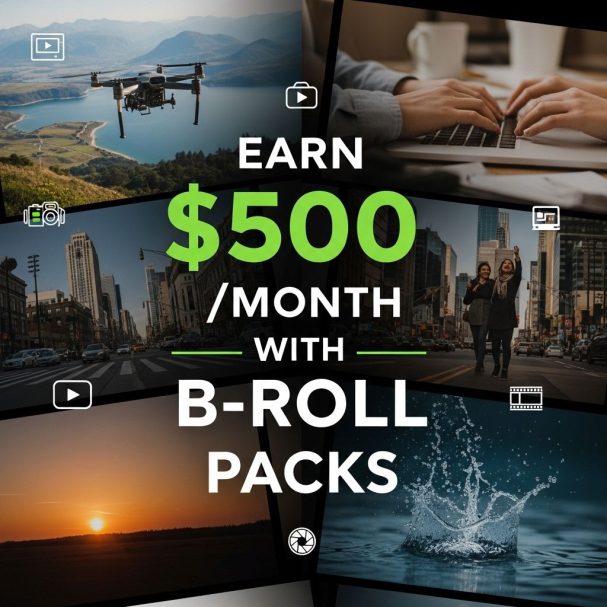 Earn $500/Month Using B-Roll Packs