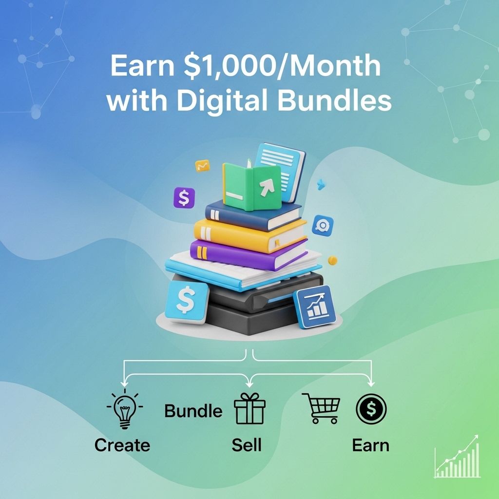 Unlock $1,000 a Month with Digital Bundles