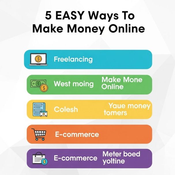 5 Easy Ways to Make Money Online