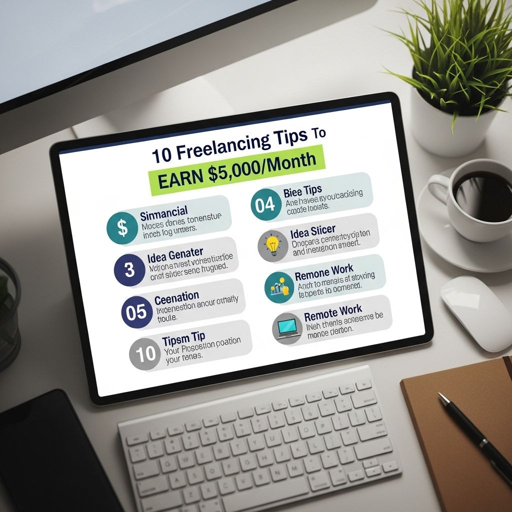 10 Freelancing Tips to Earn $5,000 a Month