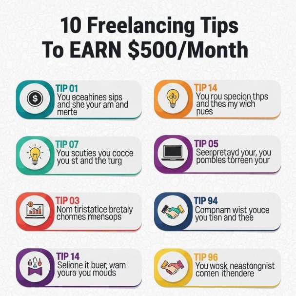10 Freelancing Tips to Earn $500/Month