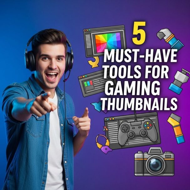 5 Essential Tools for Creating Stunning Gaming Thumbnails