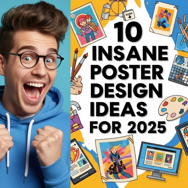10 Insane Poster Design Ideas for 2025