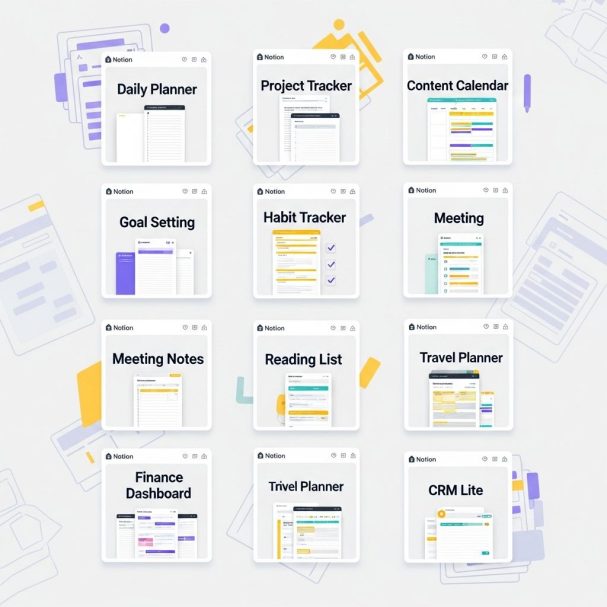 10 Essential Notion Productivity Templates You Need