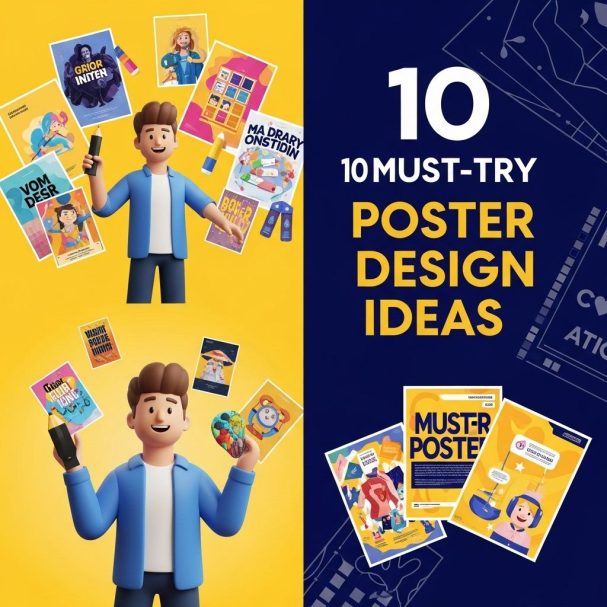 10 Must-Try Poster Design Ideas for Creatives