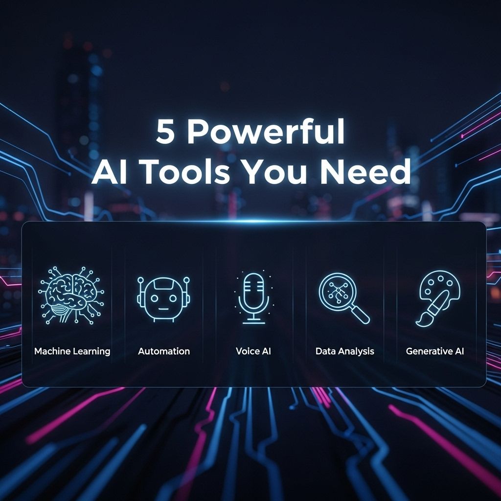 5 Powerful AI Tools You Need for Success