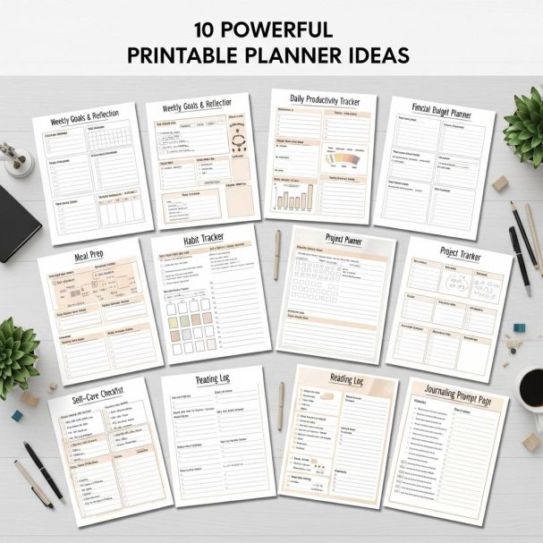 10 Powerful Printable Planner Ideas to Boost Your Productivity