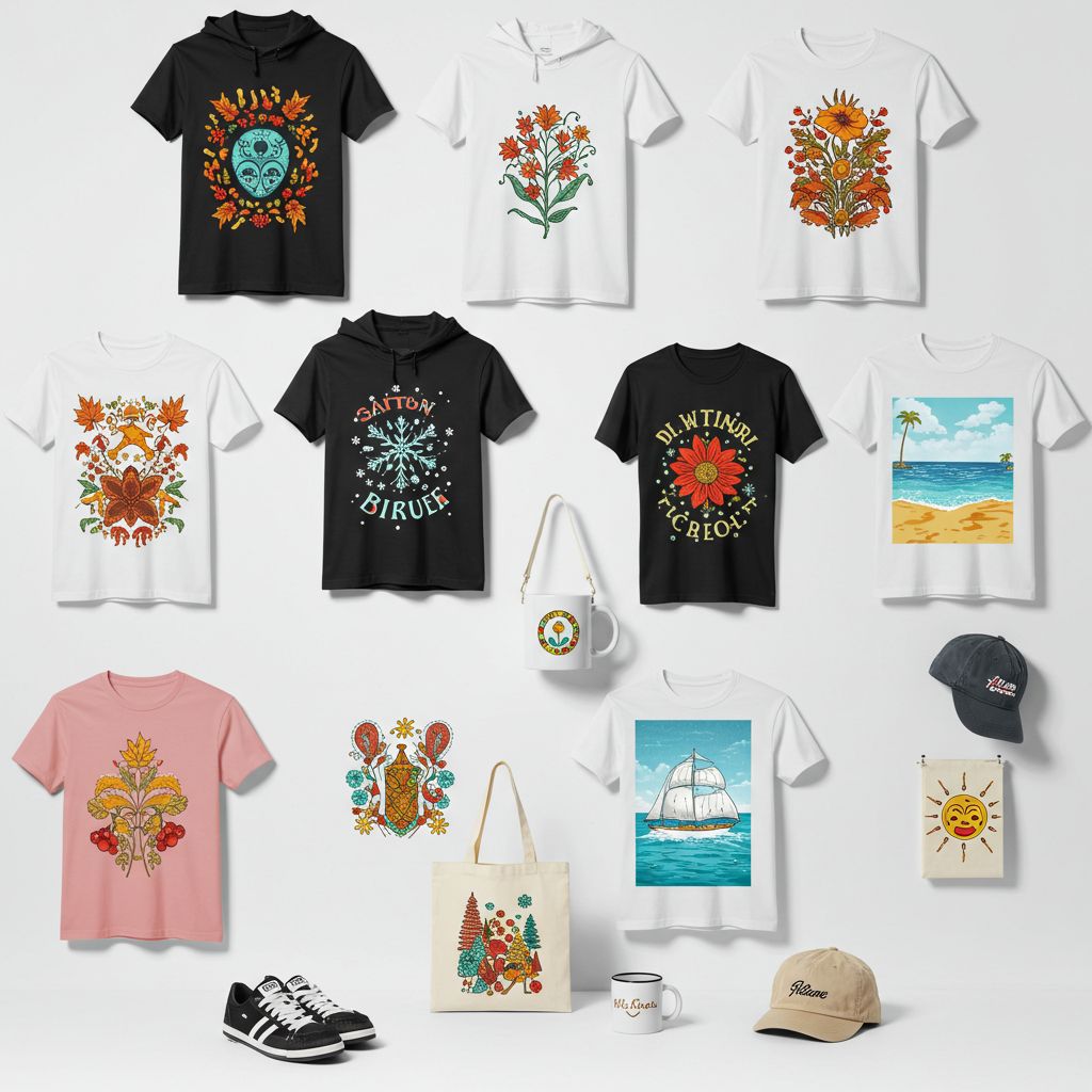 10 Creative Seasonal Merchandise Design Ideas