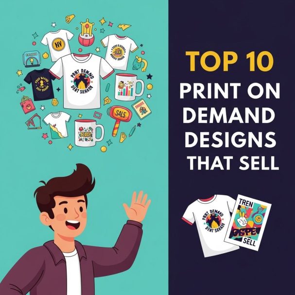 Top 10 Print-On-Demand Designs That Sell Like Hotcakes