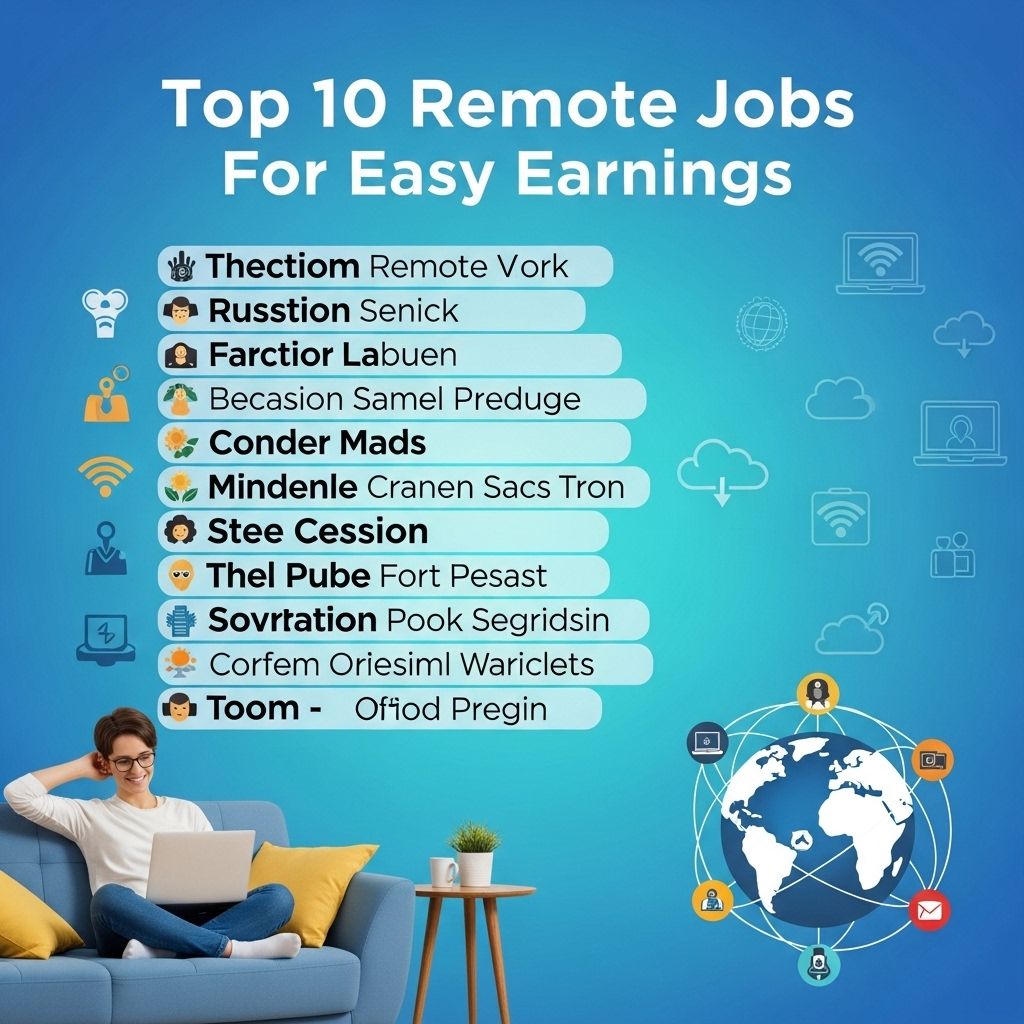 Top 10 Remote Jobs For Easy Earnings Top 10 Remote Jobs For Easy Earnings