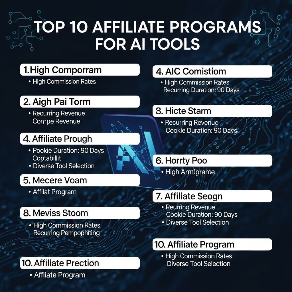 Top 10 Affiliate Programs for AI Tools to Boost Your Income