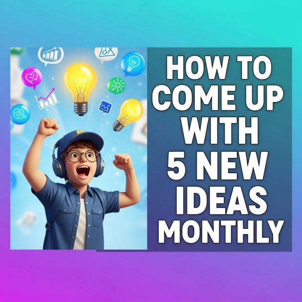 5 Fresh Ideas Every Month: A Creative Guide
