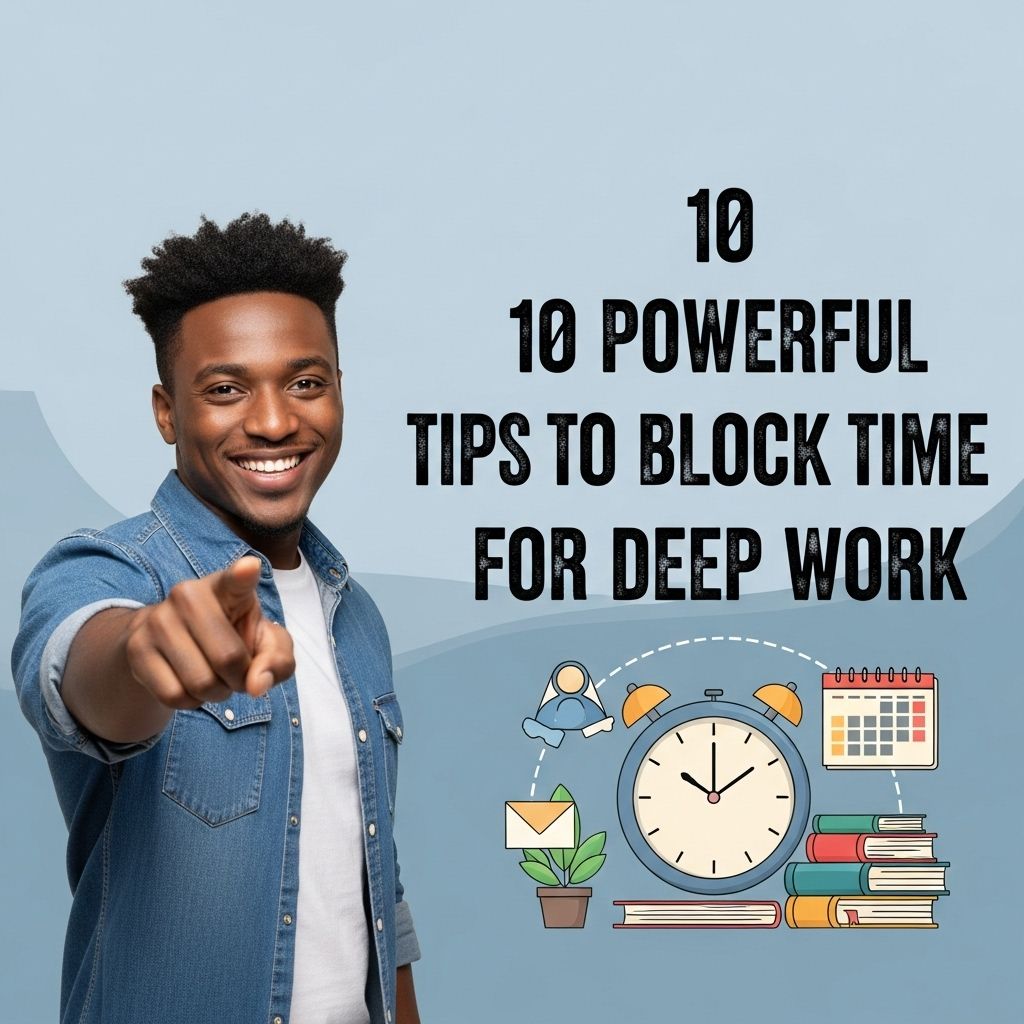10 Powerful Tips to Block Time for Deep Work